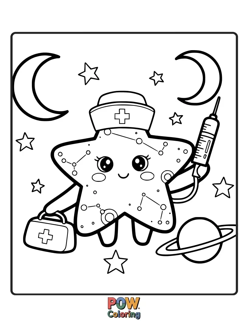 27 Nurse Coloring Pages (Free PDF Printable)