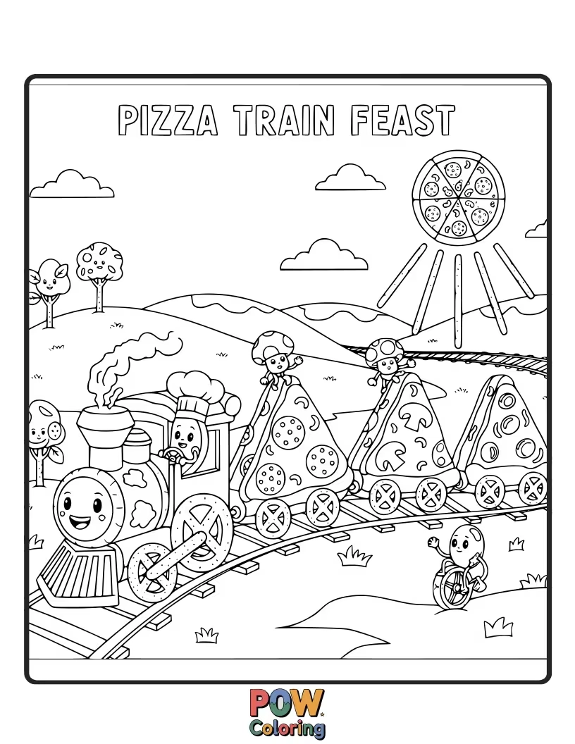 25 Train Coloring Pages (Free PDF Printable)