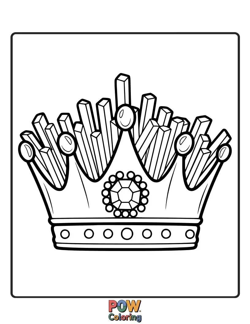 29 French Fries Coloring Pages (Free PDF Printable)