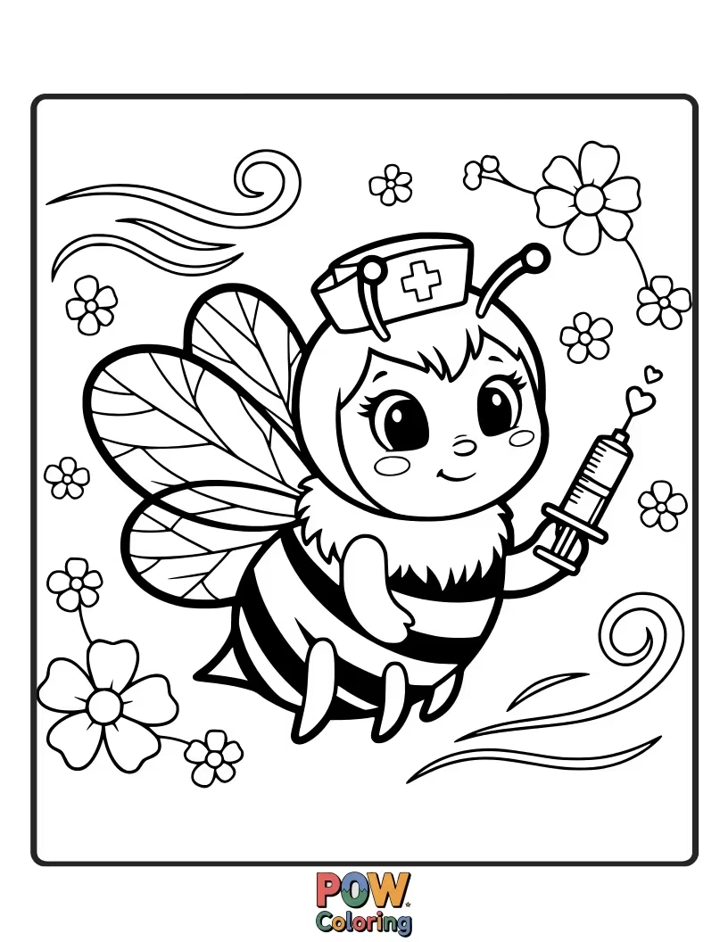 27 Nurse Coloring Pages (Free PDF Printable)