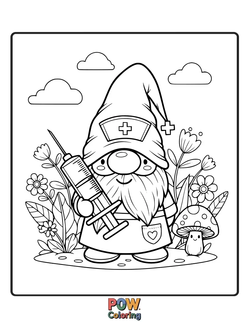 27 Nurse Coloring Pages (Free PDF Printable)